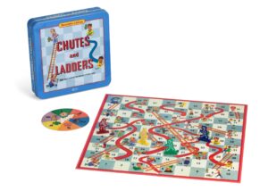 ws game company chutes and ladders nostalgia edition board game in collectible tin