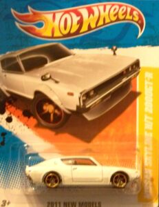 2011 hot wheels 2011 new models nissan skyline h/t 2000gt-r white #22/244