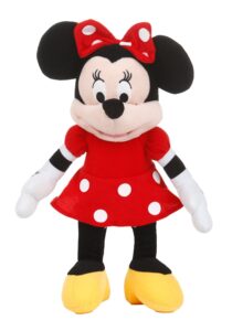 disney plush classic minnie mouse red polka dot dress 15" toy doll