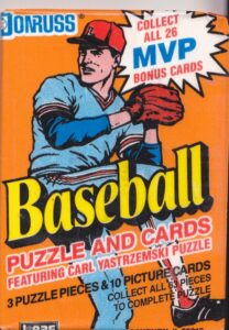 donruss 1990 baseball puzzle and cards (1 wax-pack)