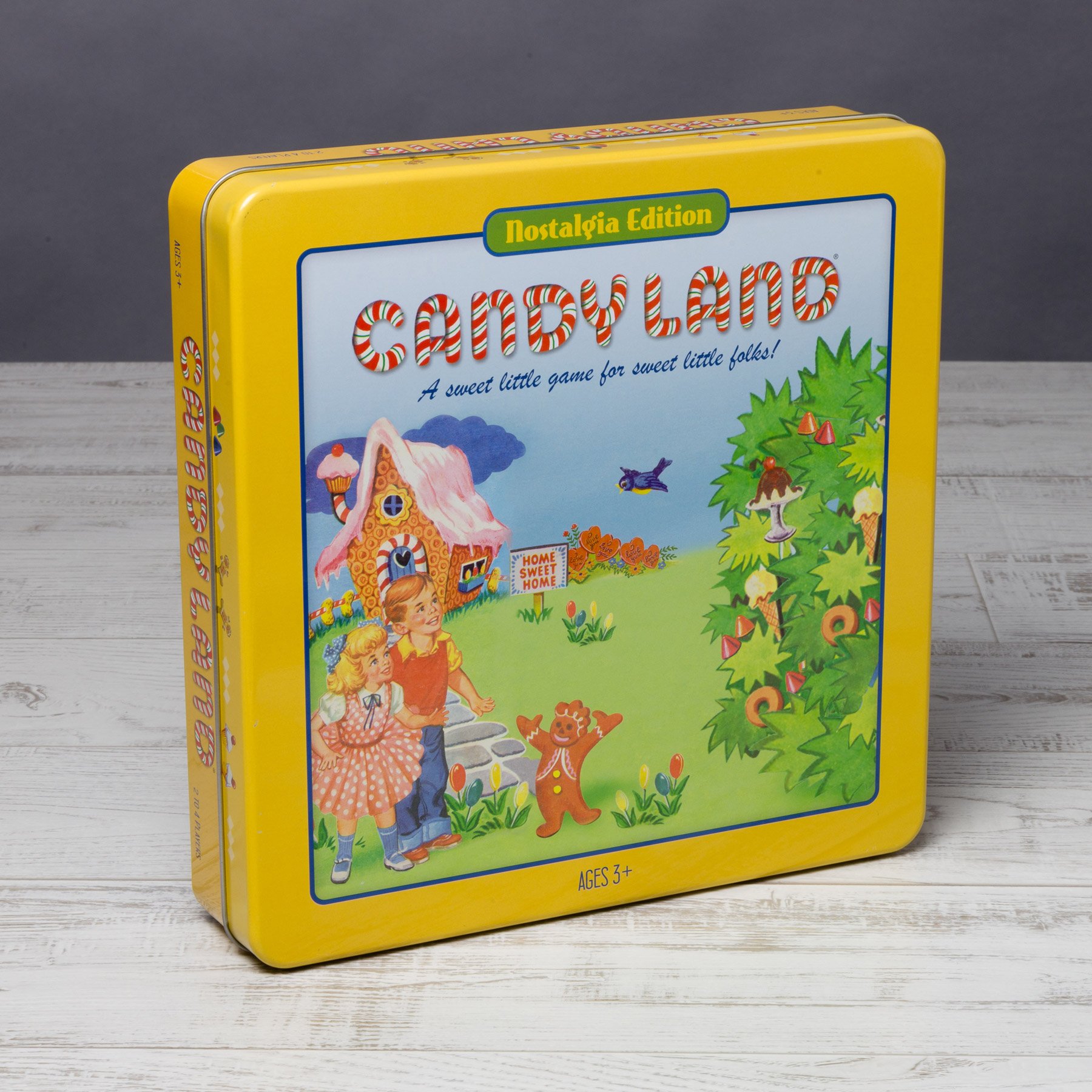 WS Game Company Candy Land Nostalgia Edition Board Game in Collectible Tin