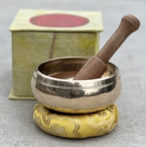 tibetan singing bowl set - 5 buddhas meditation