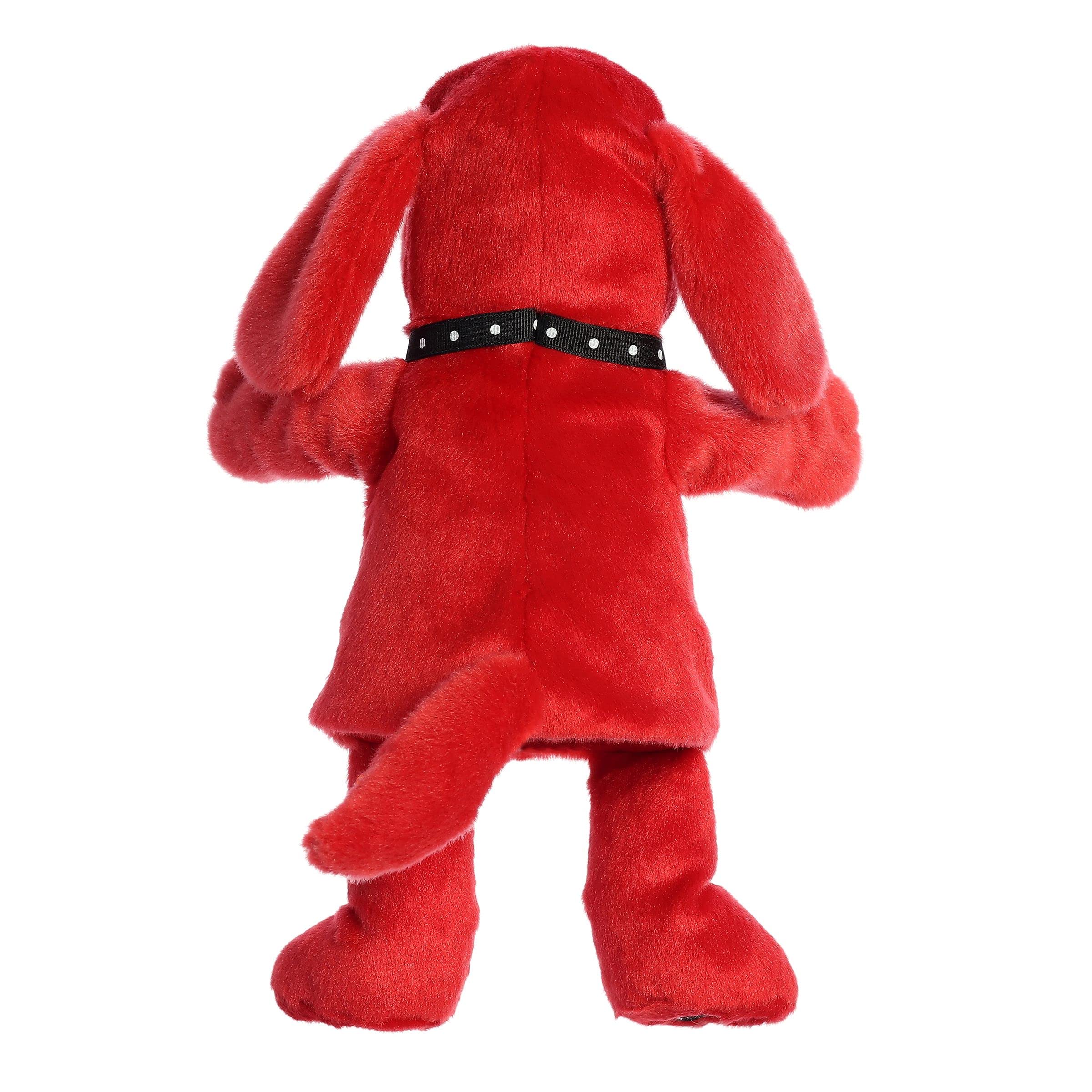 Aurora® Playful Clifford® Clifford Hand Puppet Stuffed Animal - Childhood Nostalgia - Lasting Companionship - Red 12 Inches