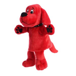 aurora® playful clifford® clifford hand puppet stuffed animal - childhood nostalgia - lasting companionship - red 12 inches