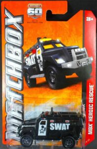 2011 matchbox swat truck black #59 of 100