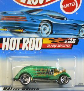 hot wheels 33 ford roadster hot rod magazine #4 of 4 2000/008