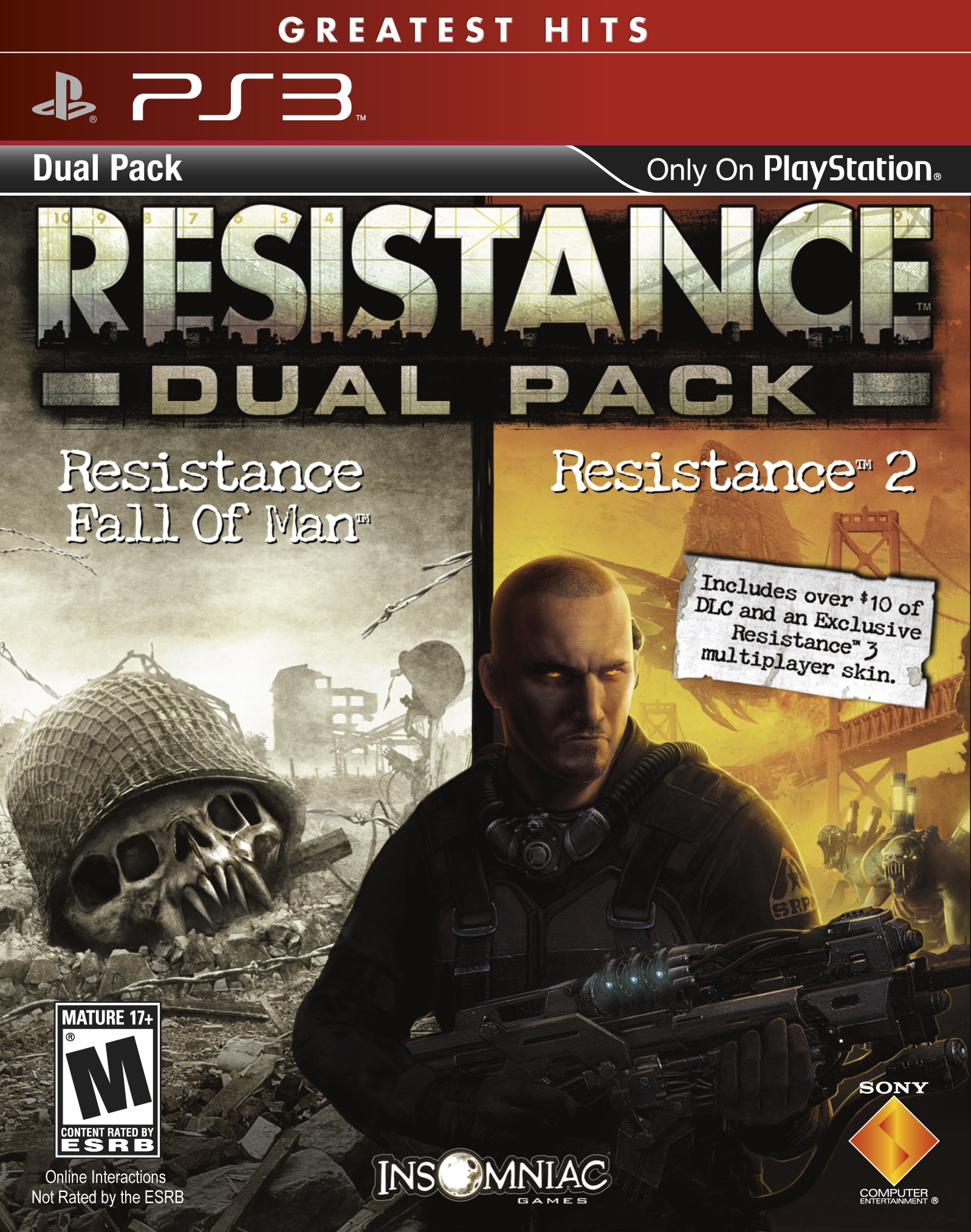 Resistance Dual Pack & DUALSHOCK3 wireless controller - Playstation 3 (Ultimate Combo Pack)