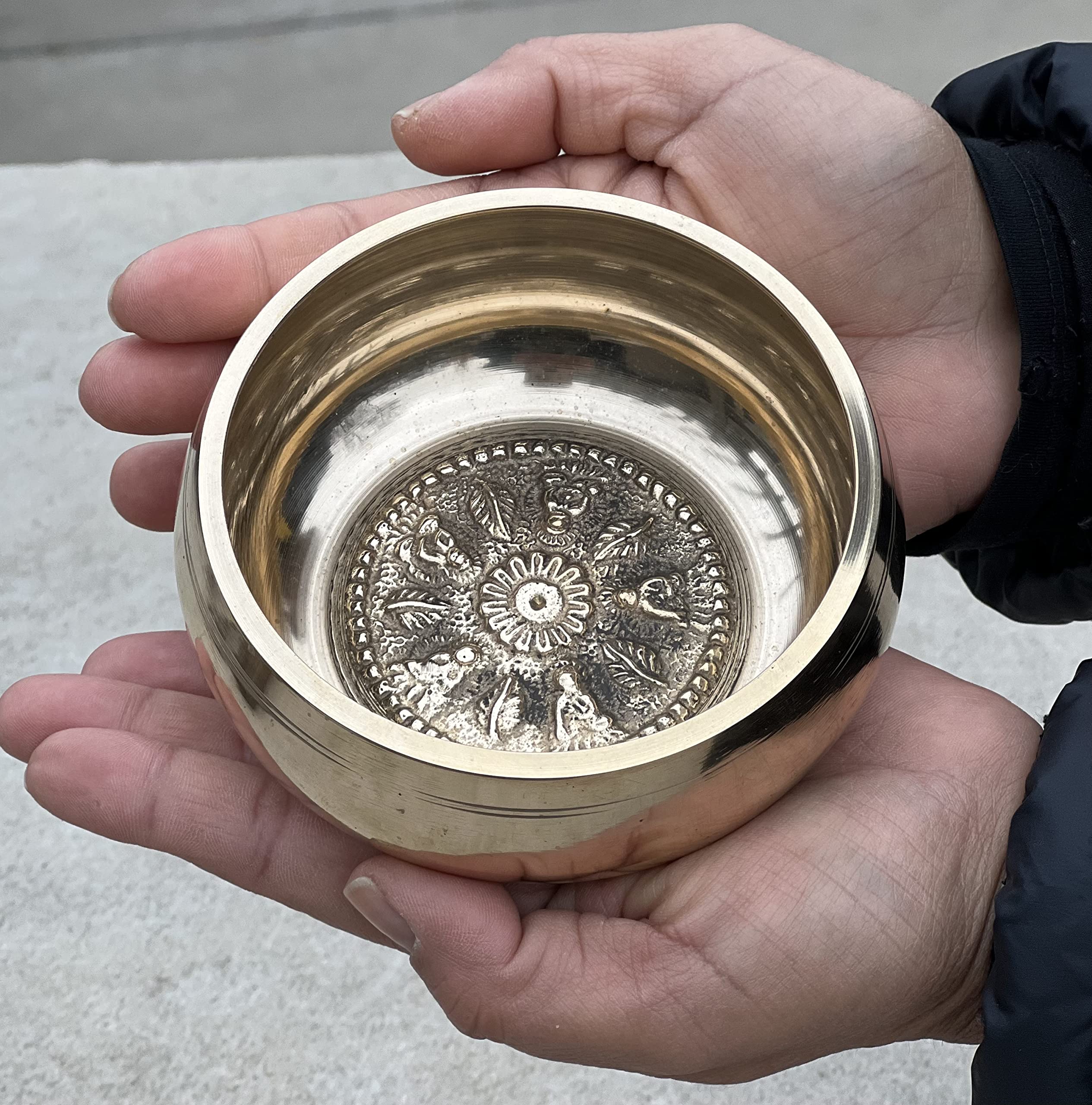 Tibetan Singing Bowl Set - 5 Buddhas Meditation