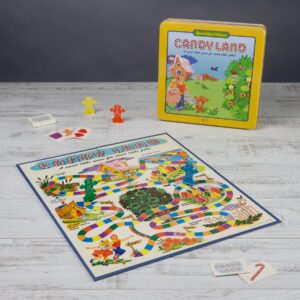 WS Game Company Candy Land Nostalgia Edition Board Game in Collectible Tin