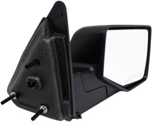 dorman 955-837 passenger side manual door mirror - folding compatible with select ford models, black