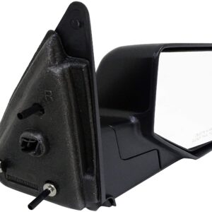 Dorman 955-837 Passenger Side Manual Door Mirror - Folding Compatible with Select Ford Models, Black