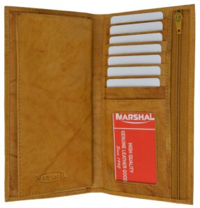 marshal new genuine leather ladies standard wallet bi-fold #253