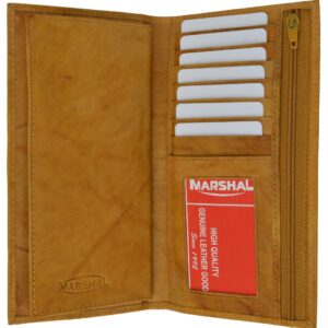 MARSHAL New Genuine Leather Ladies Standard Wallet Bi-fold #253