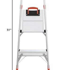 Little Giant Ladder Systems Flip-N-Lite, 4-Foot, Stepladder, Aluminum, Type 1A, 300 Lbs Rated (15272-001)