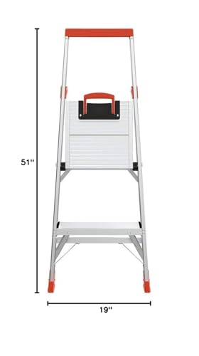 Little Giant Ladder Systems Flip-N-Lite, 4-Foot, Stepladder, Aluminum, Type 1A, 300 Lbs Rated (15272-001)