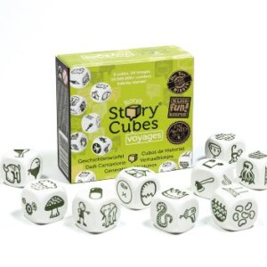 Rory's Story Cubes Voyages (Box) - Embark on Epic Adventures! Creative Storytelling Game for Kids & Adults, Ages 6+, 1+ Players, 10 Minute Playtime, Made by Zygomatic