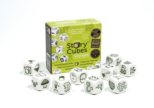 Rory's Story Cubes Voyages (Box) - Embark on Epic Adventures! Creative Storytelling Game for Kids & Adults, Ages 6+, 1+ Players, 10 Minute Playtime, Made by Zygomatic