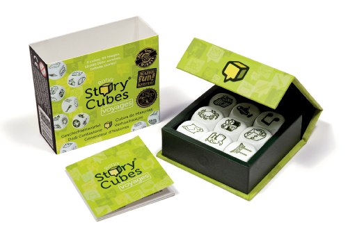 Rory's Story Cubes Voyages (Box) - Embark on Epic Adventures! Creative Storytelling Game for Kids & Adults, Ages 6+, 1+ Players, 10 Minute Playtime, Made by Zygomatic