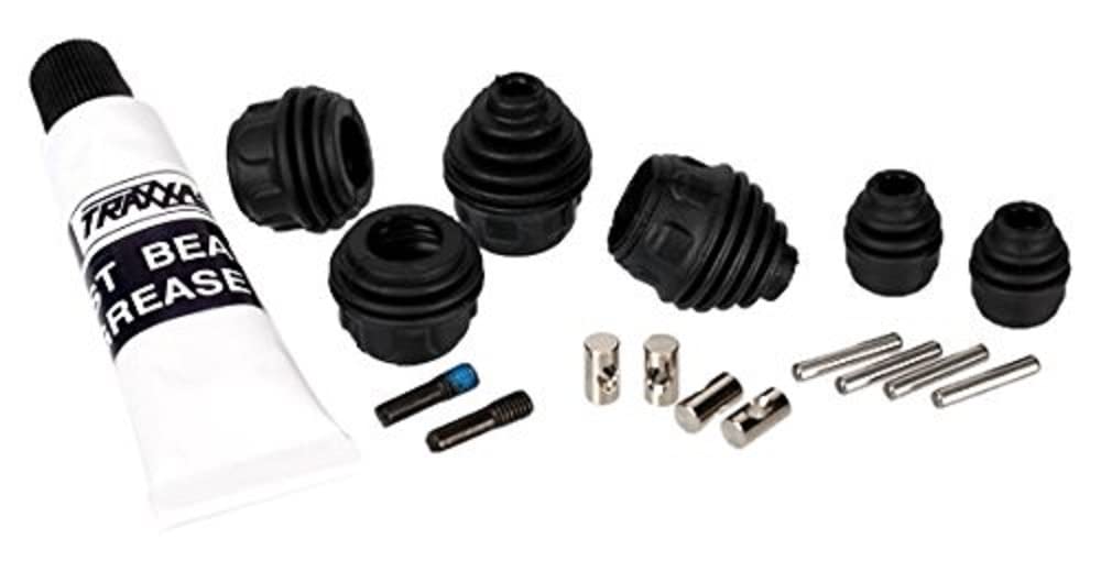 Traxxas Rebuild Kit Steel-Splined Constant-Velocity Driveshafts with Pins, Dustboots, Lube & Hardware