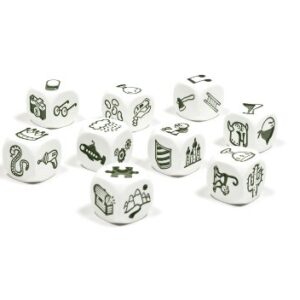 Rory's Story Cubes Voyages (Box) - Embark on Epic Adventures! Creative Storytelling Game for Kids & Adults, Ages 6+, 1+ Players, 10 Minute Playtime, Made by Zygomatic