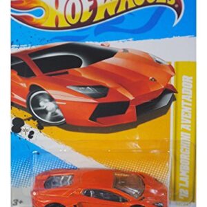 Hot Wheels 2012 New Models '12 Lamborghini Aventador Orange #12/247