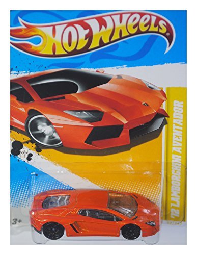 Hot Wheels 2012 New Models '12 Lamborghini Aventador Orange #12/247