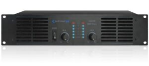 technical pro ax2000 2-channel 2000 watt professional power amplifier rackmount