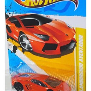 Hot Wheels 2012 New Models '12 Lamborghini Aventador Orange #12/247