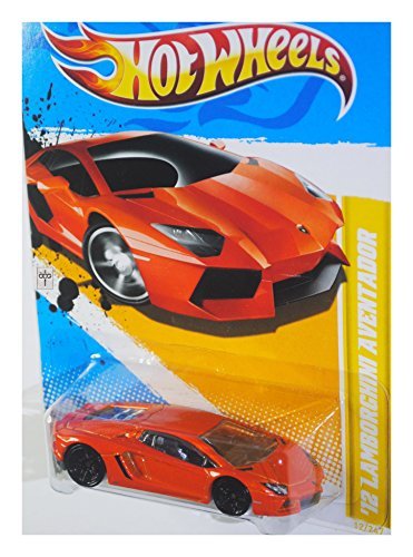 Hot Wheels 2012 New Models '12 Lamborghini Aventador Orange #12/247