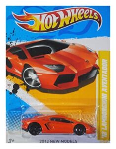 hot wheels 2012 new models '12 lamborghini aventador orange #12/247