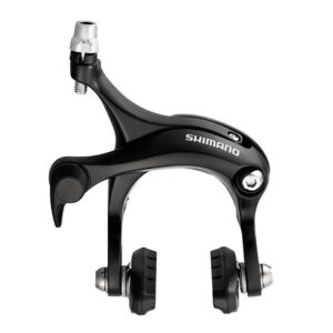 shimano caliper brake, br-r451, front, cs57, w/r50t2 shoe, sunken nut:10.5/12.5/18/27mm black