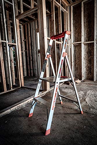 Little Giant Ladder Systems Flip-N-Lite, 4-Foot, Stepladder, Aluminum, Type 1A, 300 Lbs Rated (15272-001)