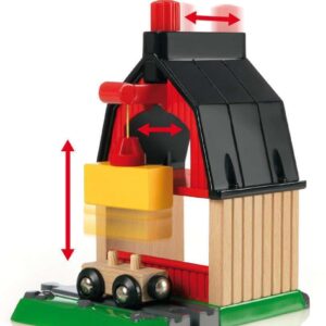 BRIO 33719 Farm Railway Playset – Interactive Toy Train Set for Kids | FSC-Certified Wood | Expandable Tracks | Promotes Skill Development