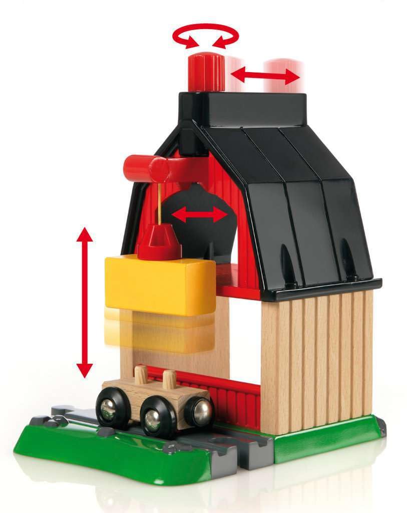 BRIO 33719 Farm Railway Playset – Interactive Toy Train Set for Kids | FSC-Certified Wood | Expandable Tracks | Promotes Skill Development