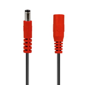 godlyke power-all c-r electric guitar cable reverse polarity jumper - red