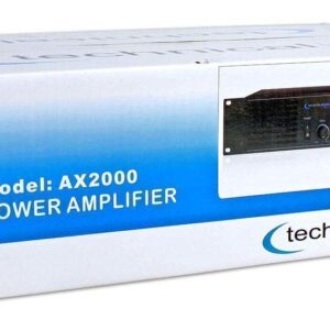 Technical Pro AX2000 2-Channel 2000 Watt Professional Power Amplifier Rackmount