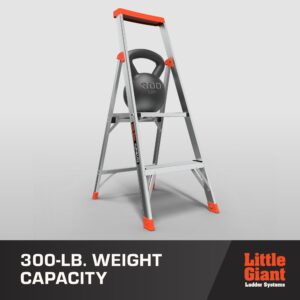 Little Giant Ladder Systems Flip-N-Lite, 4-Foot, Stepladder, Aluminum, Type 1A, 300 Lbs Rated (15272-001)