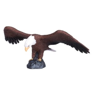 mojo bald eagle realistic international wildlife hand painted toy figurine