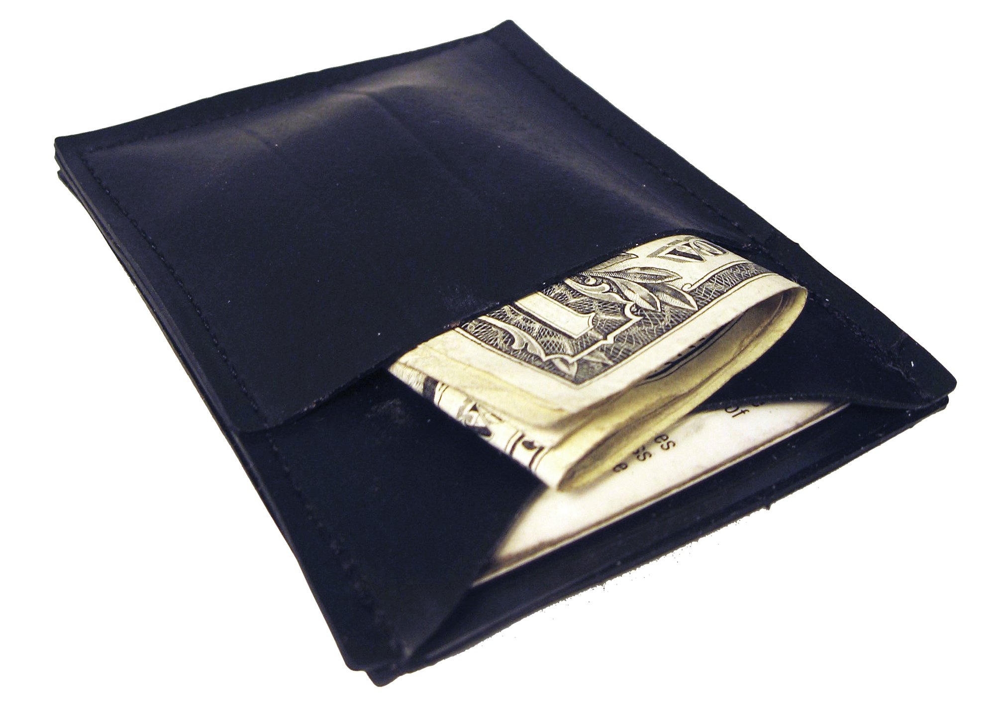 Alchemy Goods Night Out Compact Wallet, Made from Recycled Bike Tubes Black ,1 x 1 x 1 inches