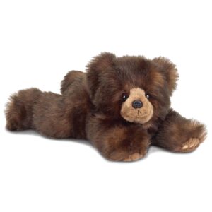 bearington snuggly ben plush stuffed animal brown grizzly bear, 14"