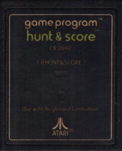 hunt & score (cx-2642) atari video game