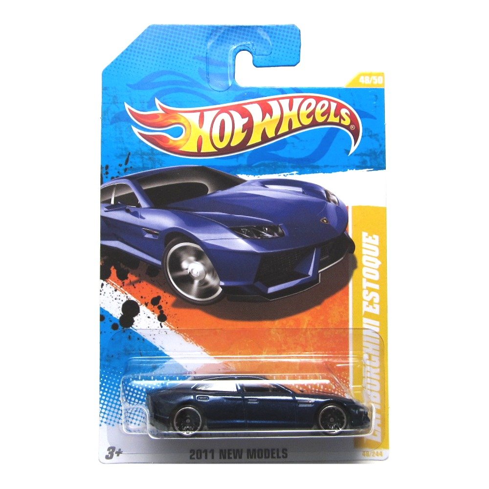 2011 Hot Wheels New Models Lamborghini Estoque Blue #48/244