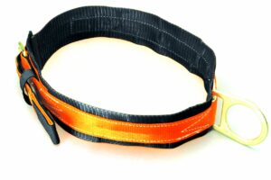 miller titan by honeywell t3310/xxlaf tongue buckle body belt with single d-ring and 3-inch back pad, xx-large