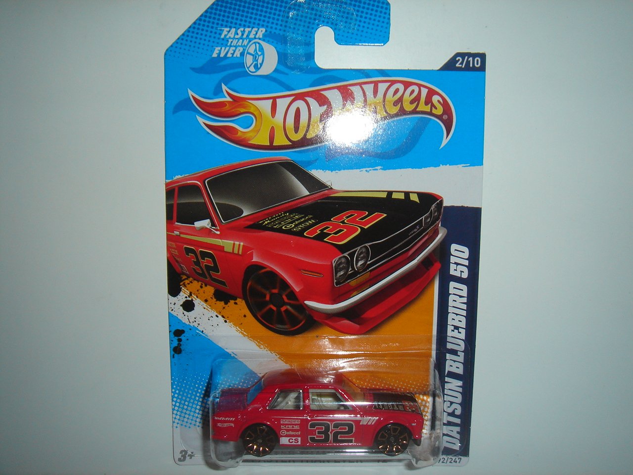 Hot Wheels Datsun Bluebird 510 Red 2012 Faster Than Ever Card 92