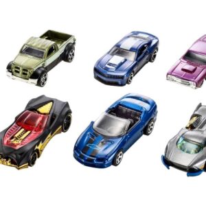 Hot Wheels Toy Cars or Trucks 9-Pack, Set of 9 Vehicles in 1:64 Scale, Including 1 Exclusive, for Kids & Collectors (Styles May Vary)