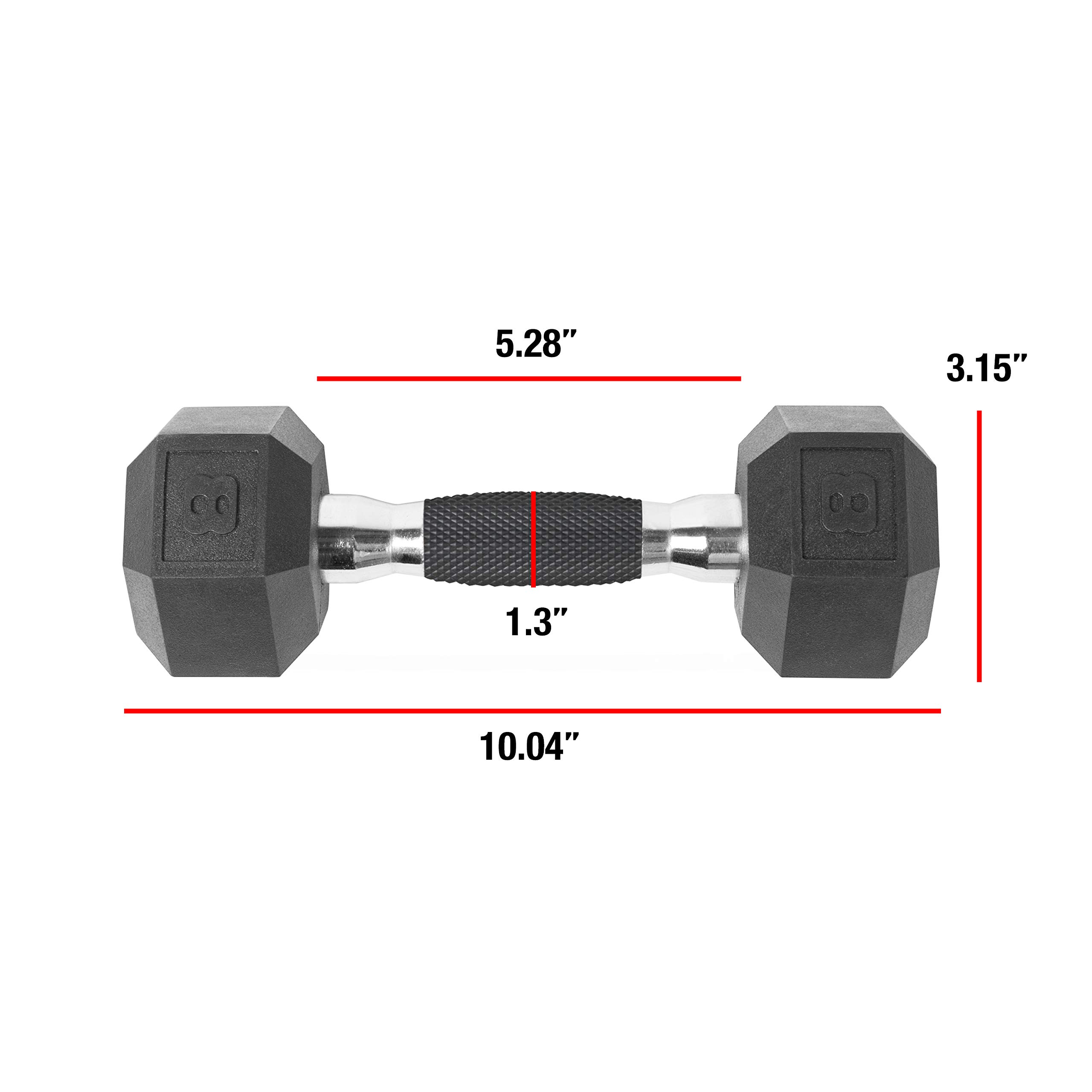 CAP Barbell PVC Coated Dumbbell, Single 12 pound