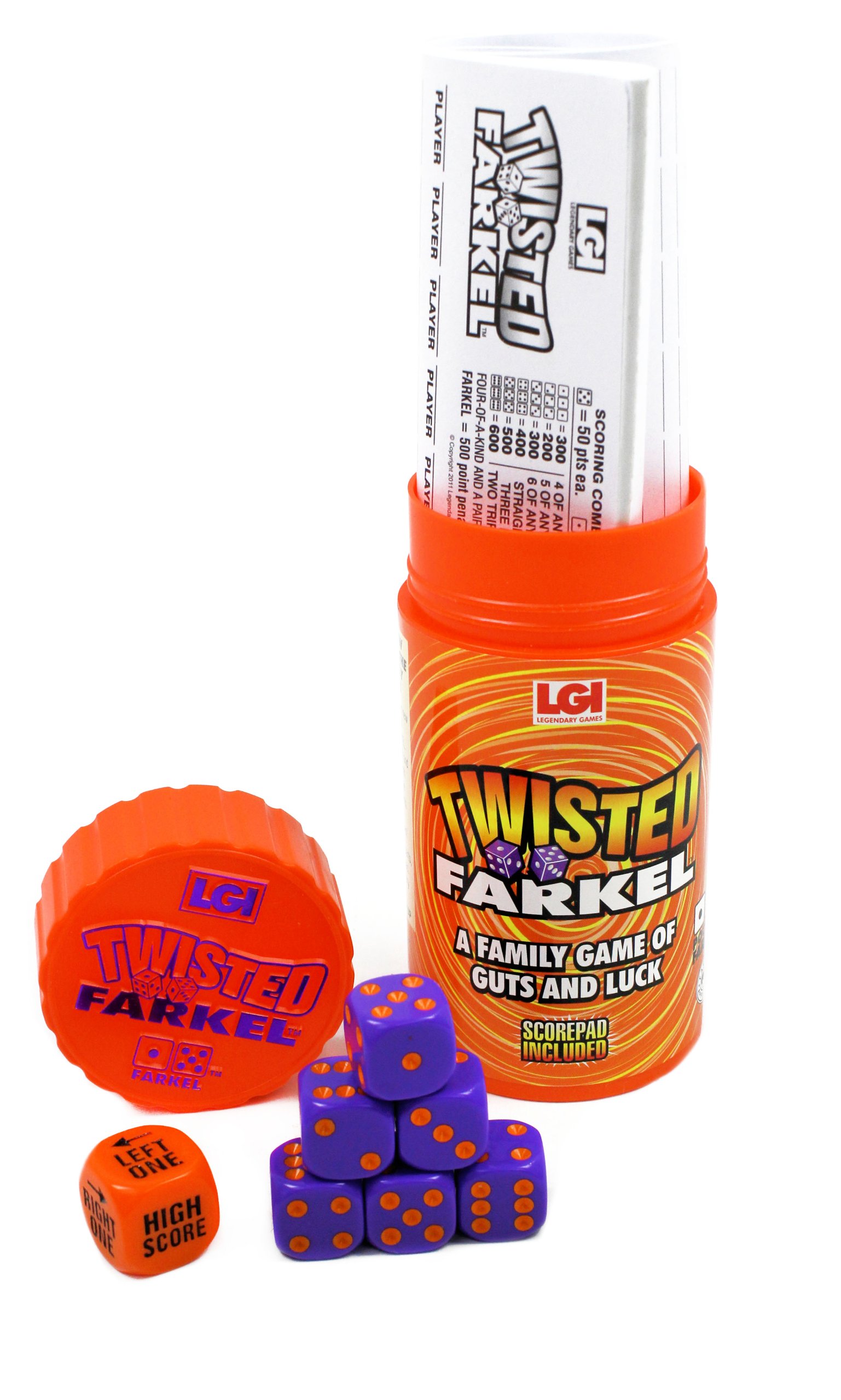 Legendary Games Twisted Farkel, Orange/Purple