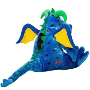 StarSmilez Kids Toothbrush Dragon Puppet Oral Health Dental Presentation Children Floss Education