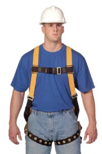 honeywell miller titan by honeywell tf4500/s/mak polyester t-flex stretchable harness, small/medium