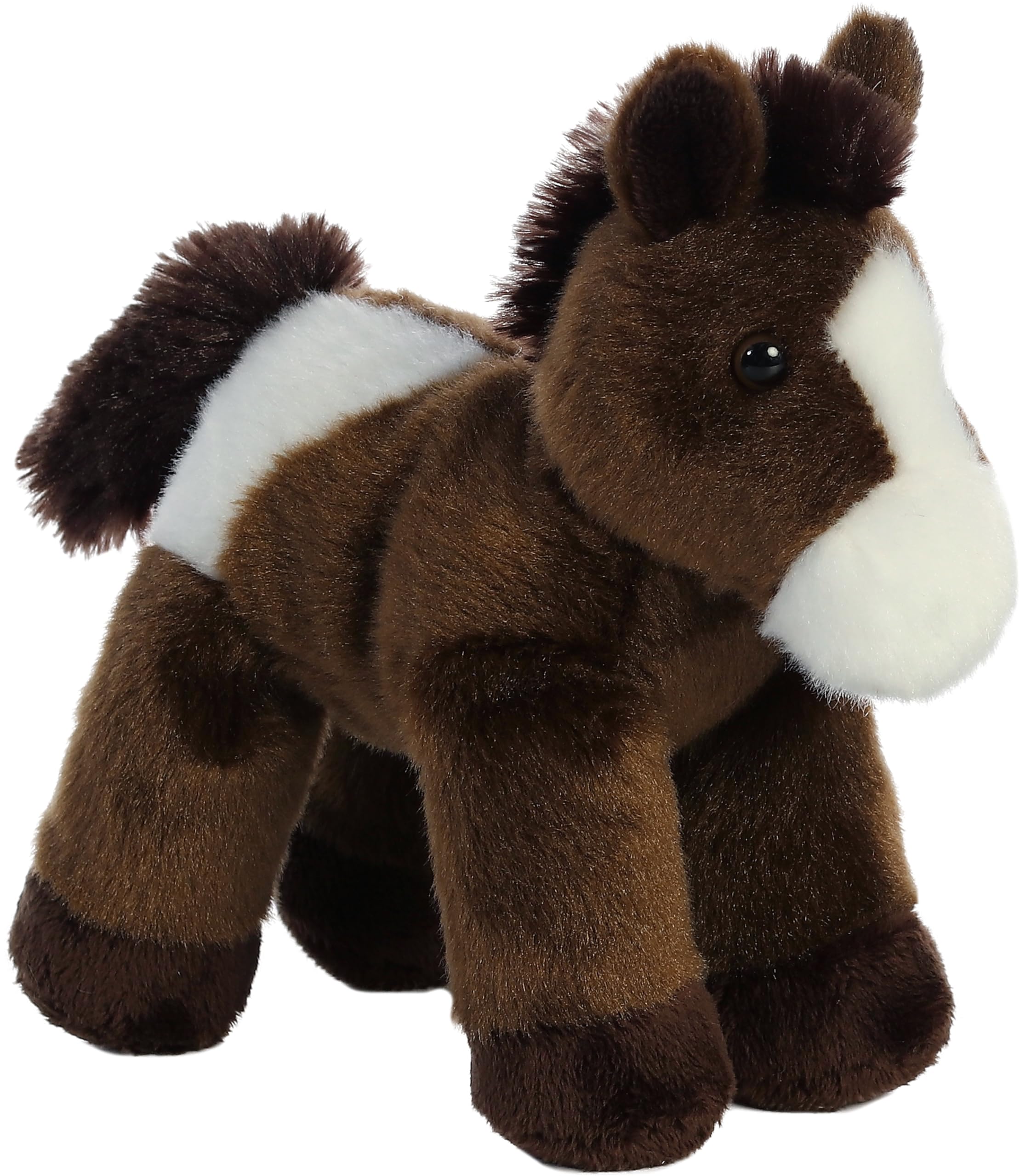 Aurora® Adorable Mini Flopsie™ Paint™ Stuffed Animal - Playful Ease - Timeless Companions - Brown 8 Inches